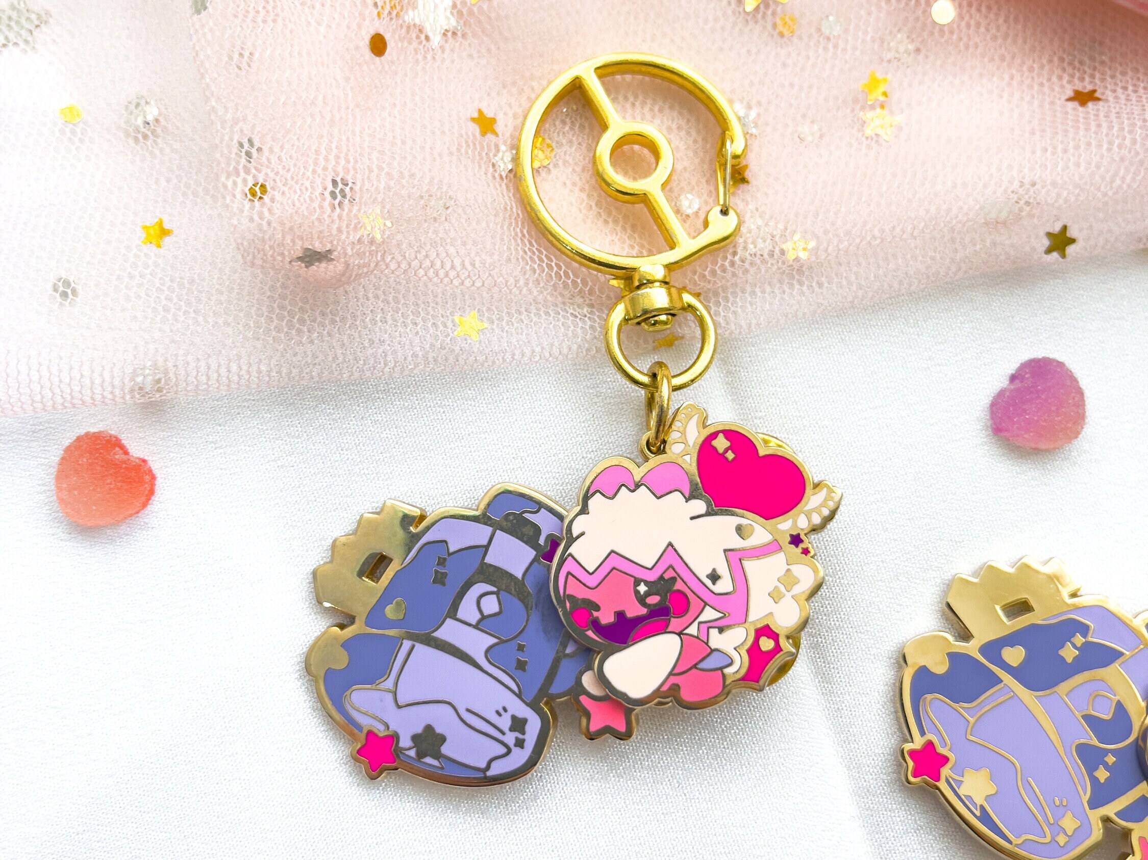 ARCHIVE ITEM - Tinkaton Giganton Hammer Bobble Enamel Pin, PKMN, Pkm ...