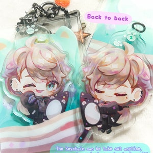 Fuwamoco - Hololive Advent Keychain [fanmade] Sleeping Series PVC ...