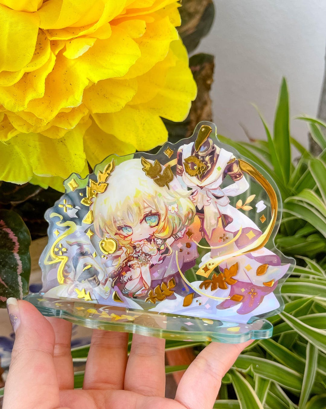 Algaea Gold Foil Acrylic Standee, Honkai: Star Rail [fanmade] - Hot ...