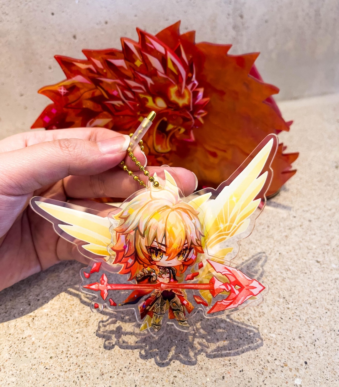 Mydei Lance of Fury Keychain - Honkai Star Rail [fanmade] , Nikador ...