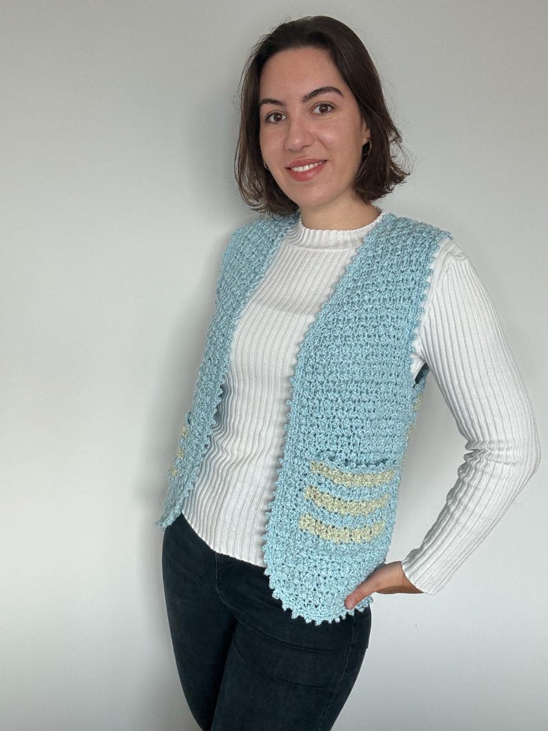 PDF File Crochet Pattern (english), Lisa Vest, Pictures and Video ...