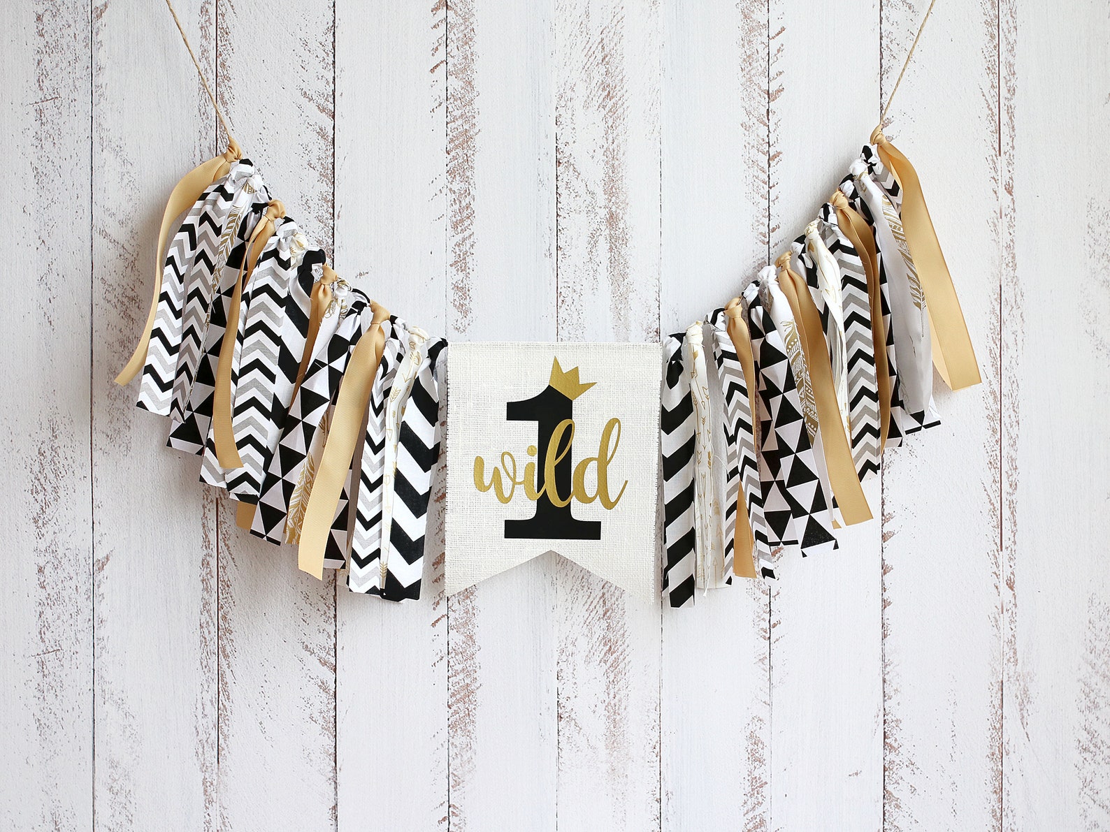 Boys Wild One Birthday Banner Boys 1st Birthday Party Hat - Etsy