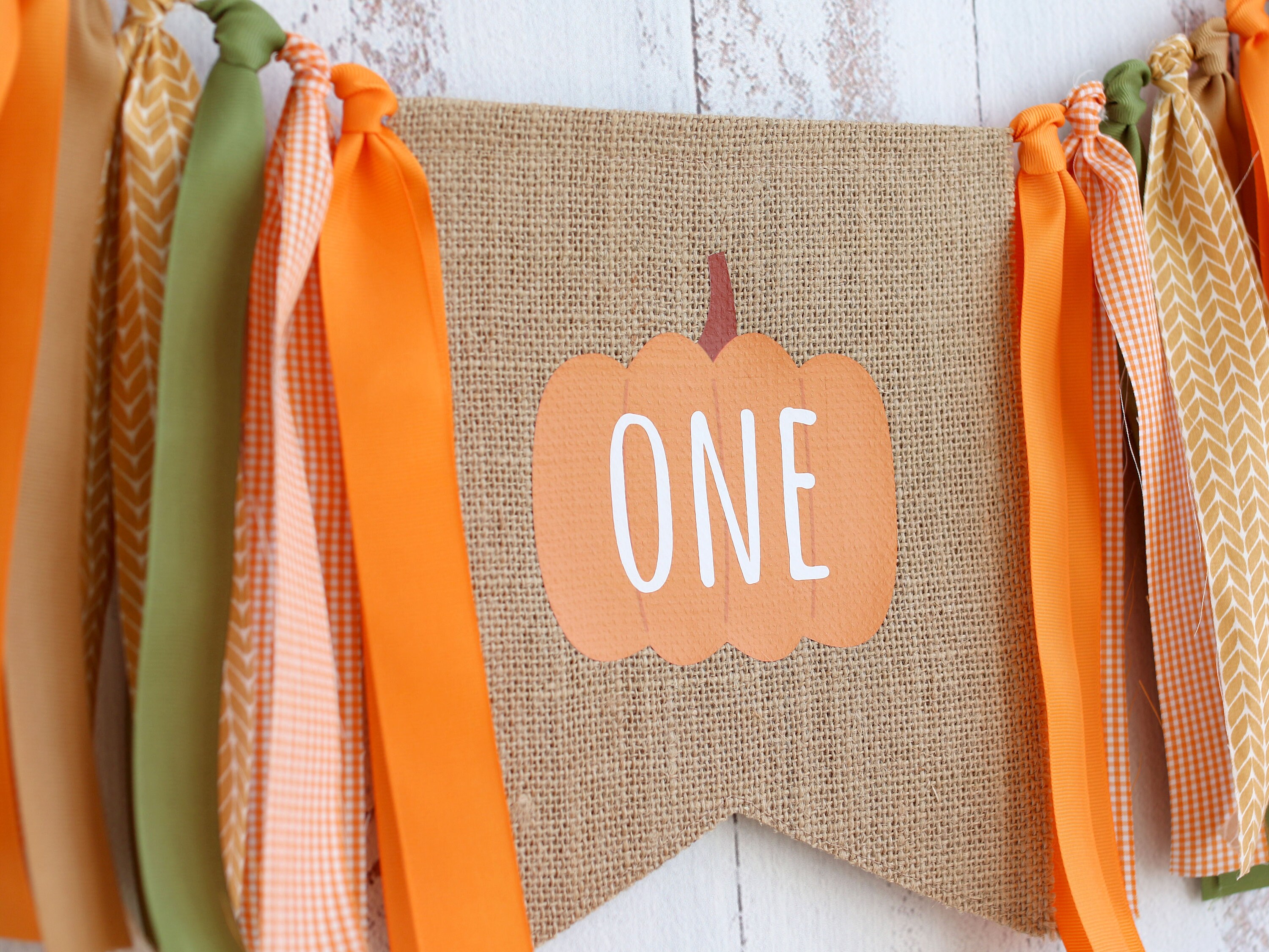 Pumpkin 1st Birthday Highchair Banner Lil Pumpkin First - Etsy