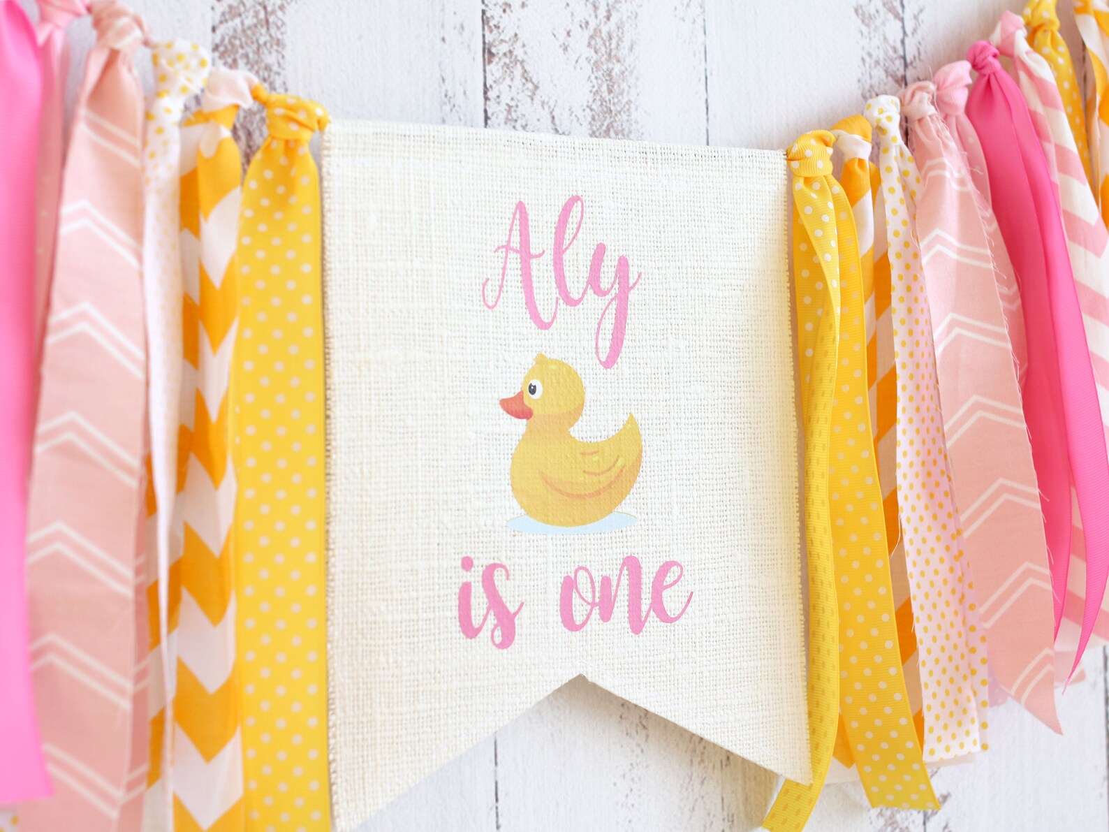 Rubber Duck Highchair Banner Custom Baby Banner Rubber Duck | Etsy
