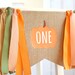 High Chair Pumpkin Banner, 1st Pumpkin Birthday, One High Chair Banner ...
