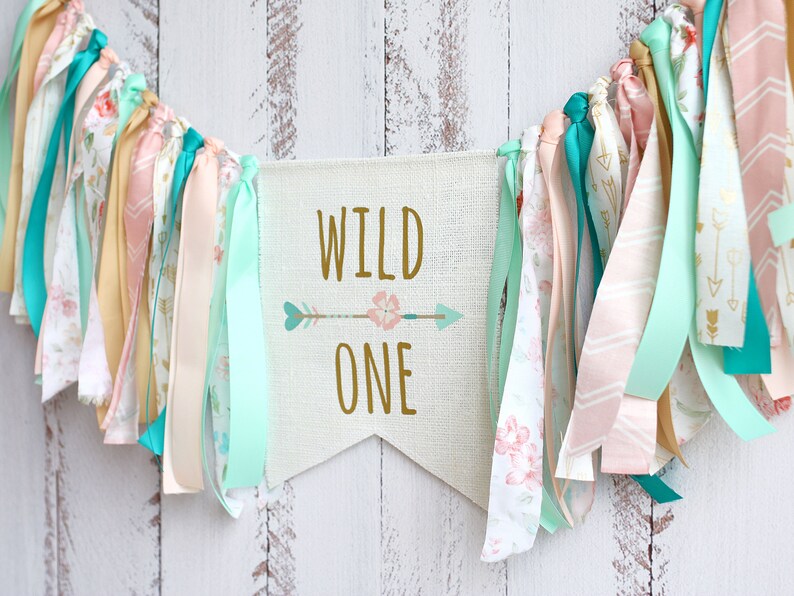 High Chair Banner Girl Boho High Chair Banner First - Etsy
