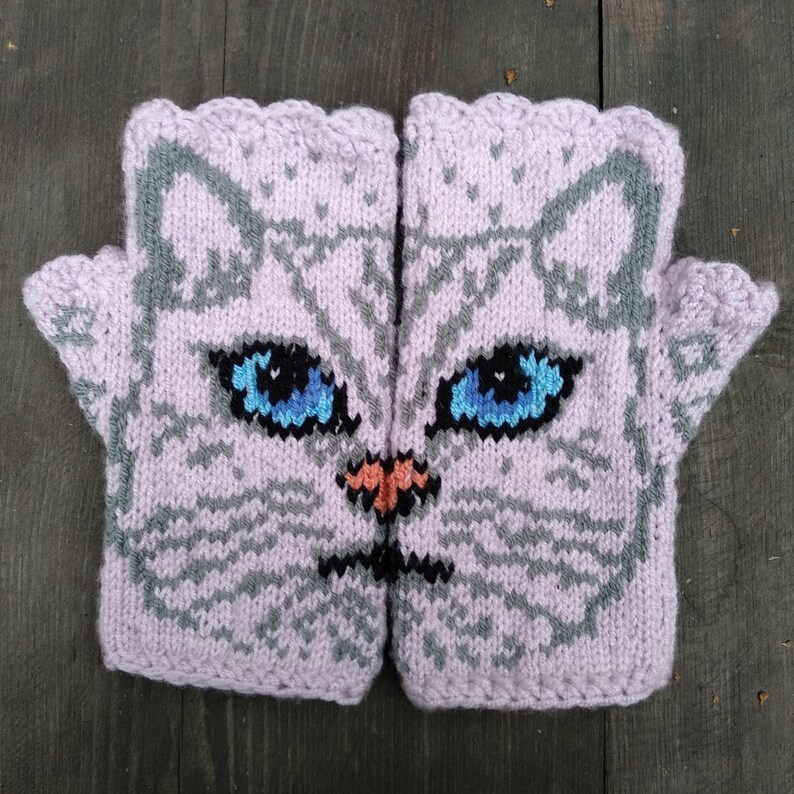 Cat Arm Warmers KNITTING PATTERN - Etsy