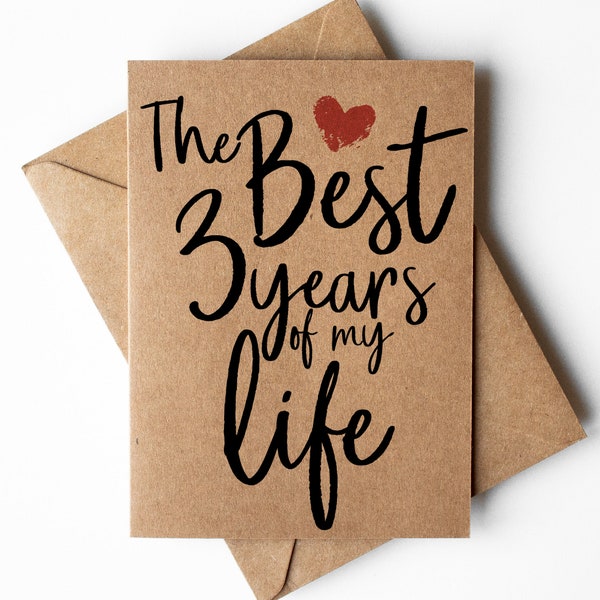 3 Year Anniversary - Etsy