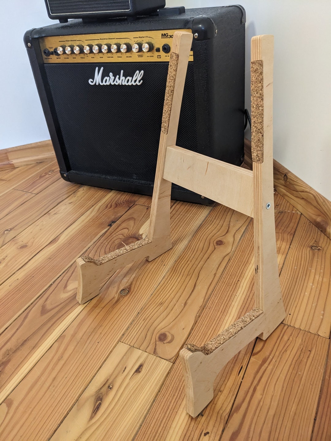 Classical Guitar Stand Acoustic Guitar Stand Hand Built - Etsy