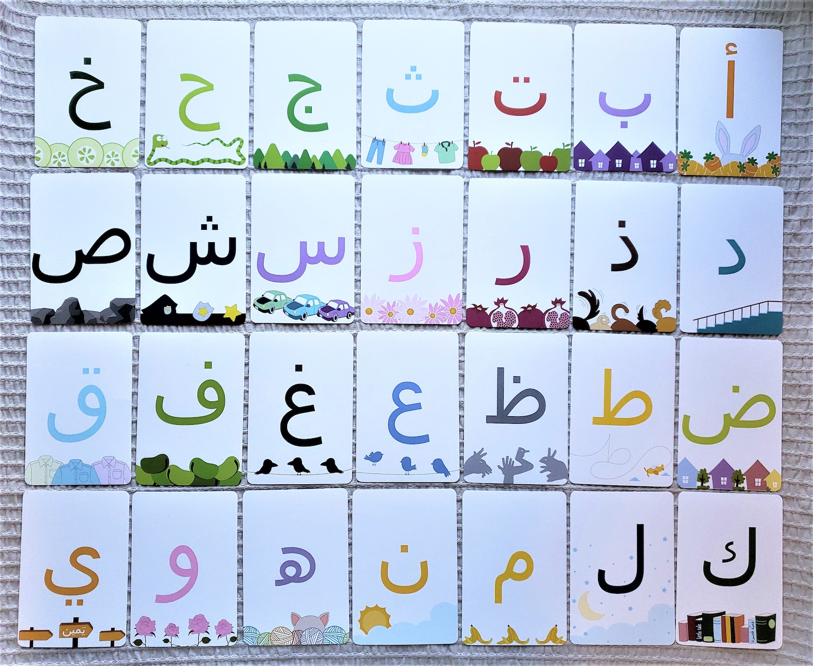 Arabic Arabic Alphabet Flashcards Arabic for Kids Arabic Flashcards ...