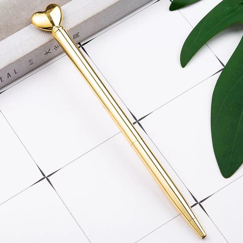 Personalized Diamond Pen Heart Pen Engrave Your Name Date | Etsy