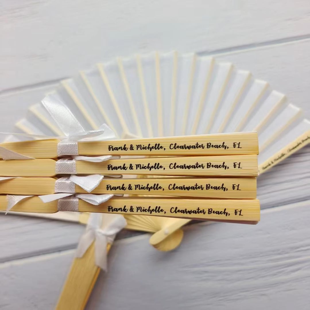Wedding Fans, Hand Fan Wedding, Hand Fans Personalized,hand Fan Folding ...