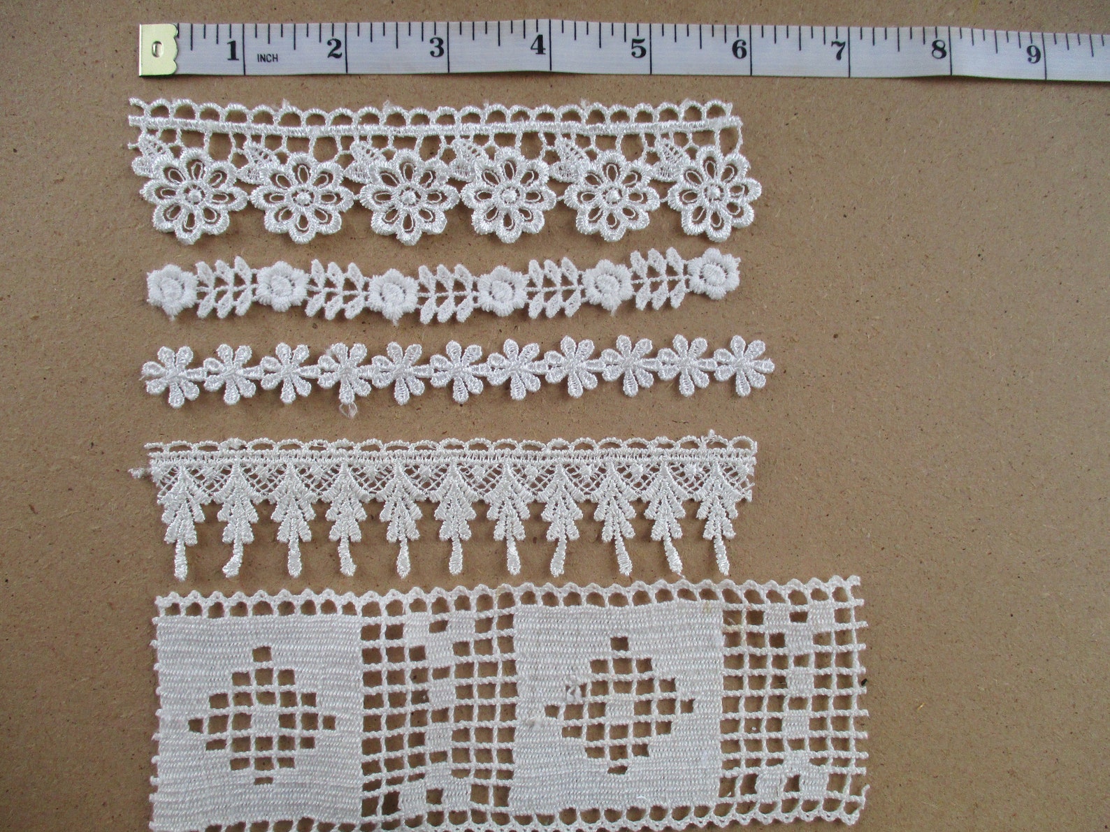 Large Vintage Lace Scraps Kit Lace Snippets Inspiration Kit | Etsy