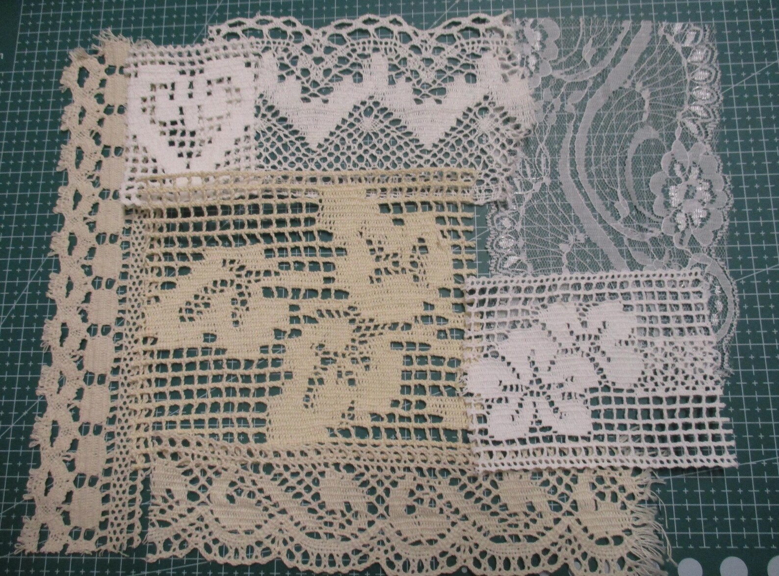Vintage Lace Scraps Kit: Antique Lace Trims, Mixed Media Art - Etsy UK