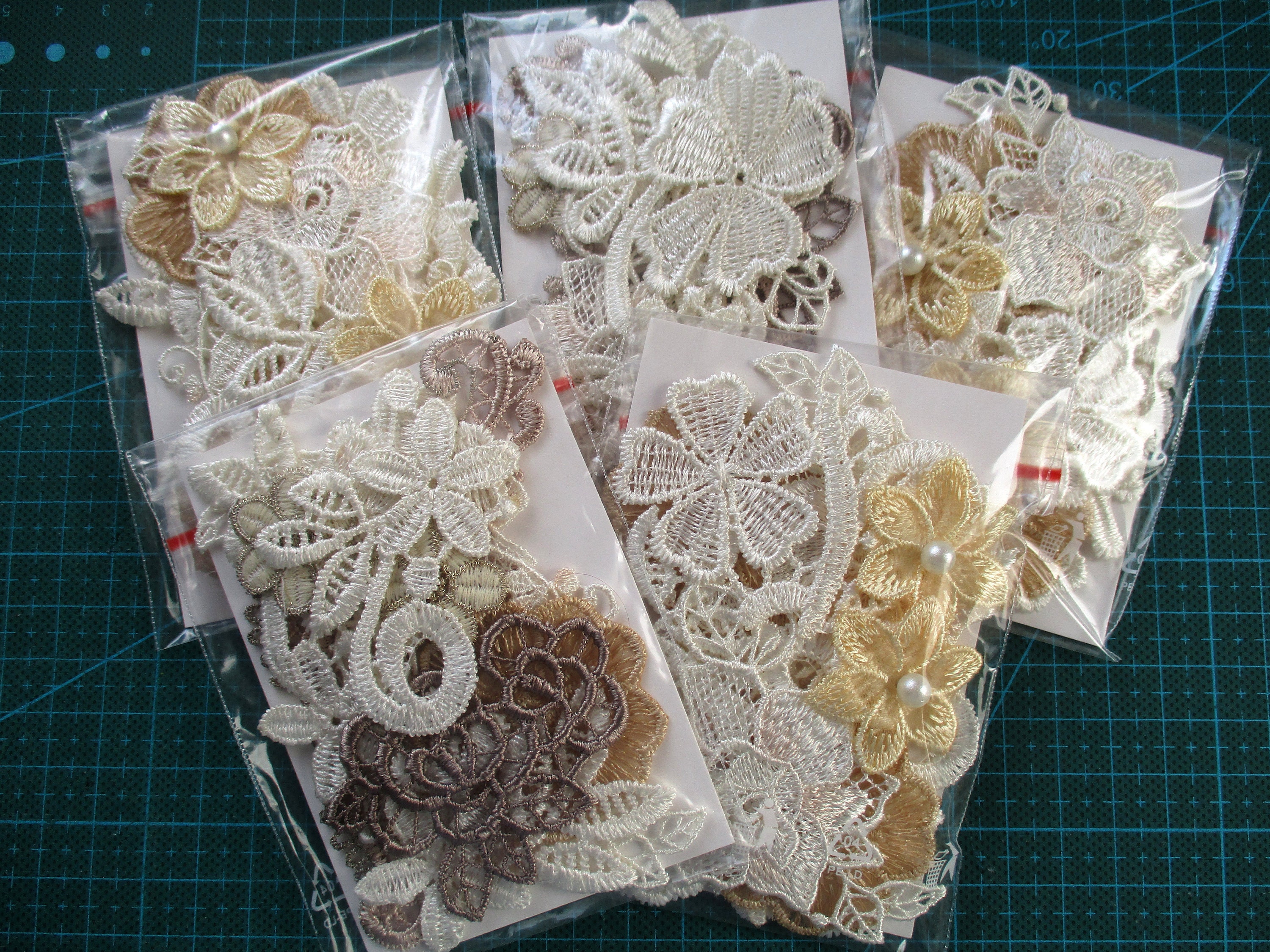 Crazy Quilt Lace Embellishment Kit Inspiration Lace Pack | Etsy