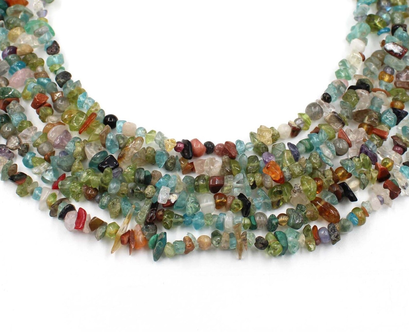 Natural Multi Gemstone Mix Uncut Chips Raw Gemstone Beads - Etsy