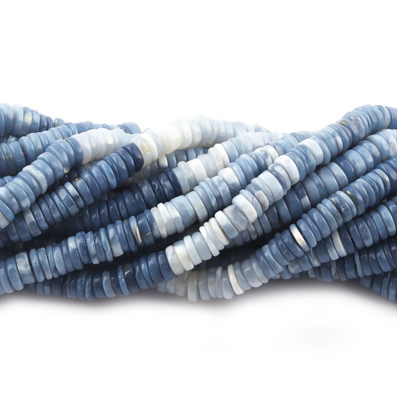 Bolder Opal Stone Smooth Heishi Tyre Beads AAA Quality - Etsy