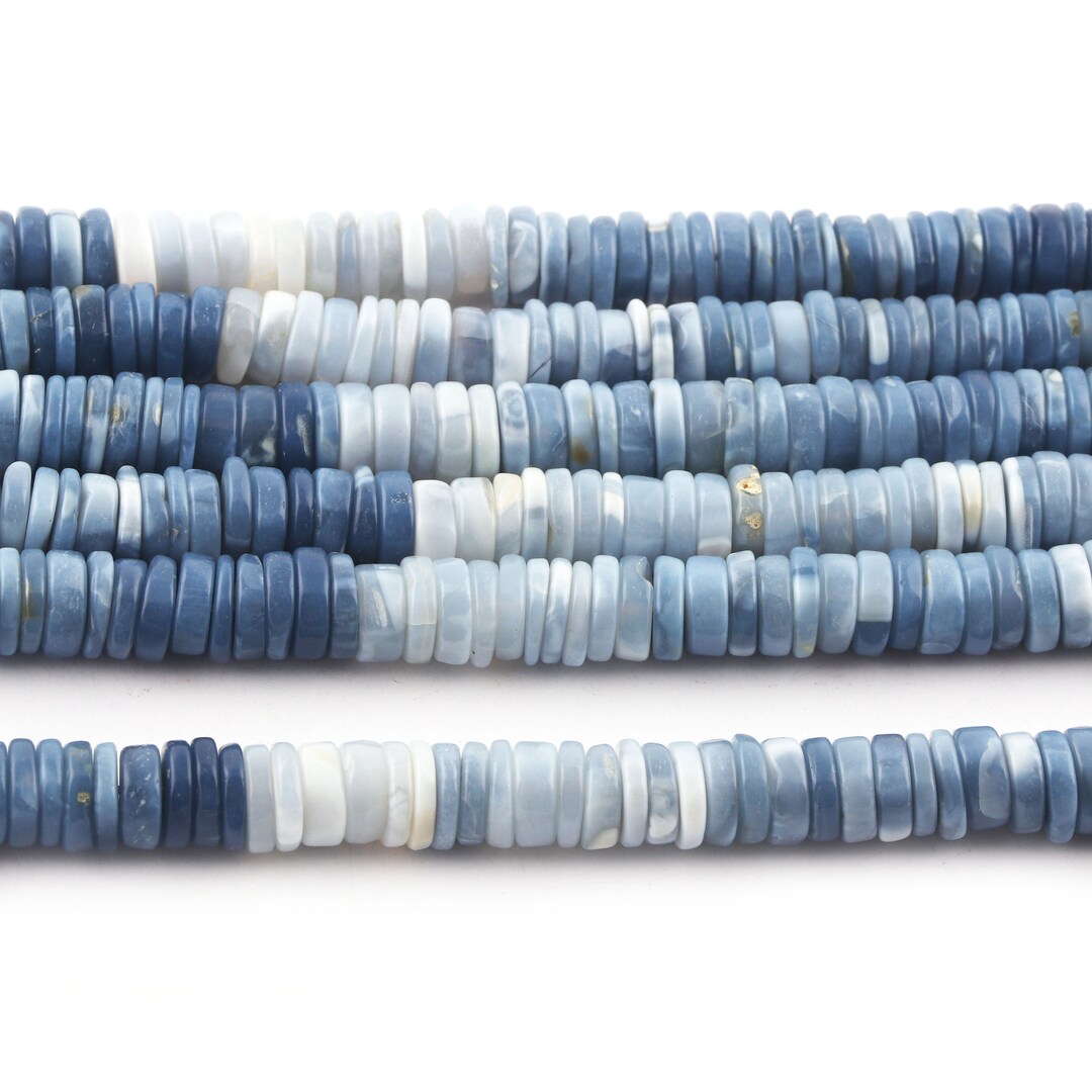 Bolder Opal Stone Smooth Heishi Tyre Beads AAA Quality - Etsy