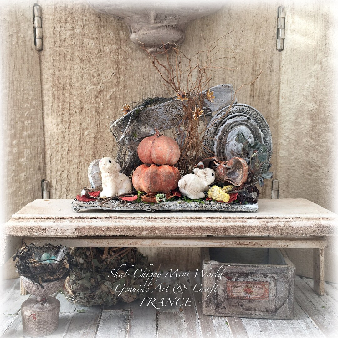 OCTOBER Legend of Autumn, Stolen Moment Diorama, Animal Sculpture ...