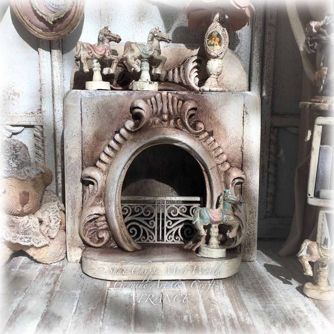 Cinderella's Touch Fireplace Fairytale Fireplace Mantel - Etsy