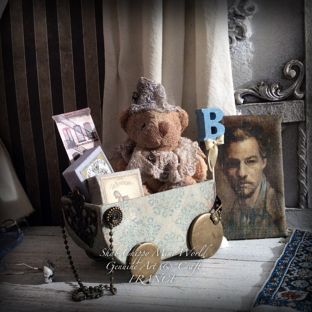 Once Upon Mon Ami Pierrot Old Toy Type Teddy Bear - Etsy