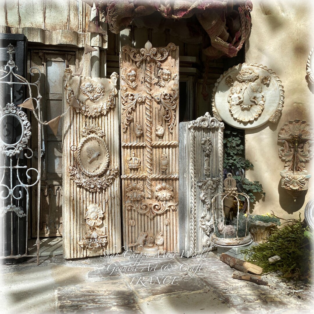 In Avignon Old High Wall Panel, French Flea Market Cupboard Door ...