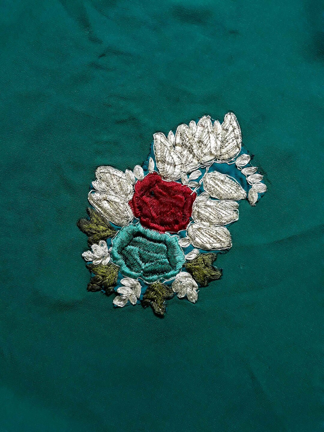 Vintage Hand Beaded Patches, Boho Floral Applique, Custom Patches ...