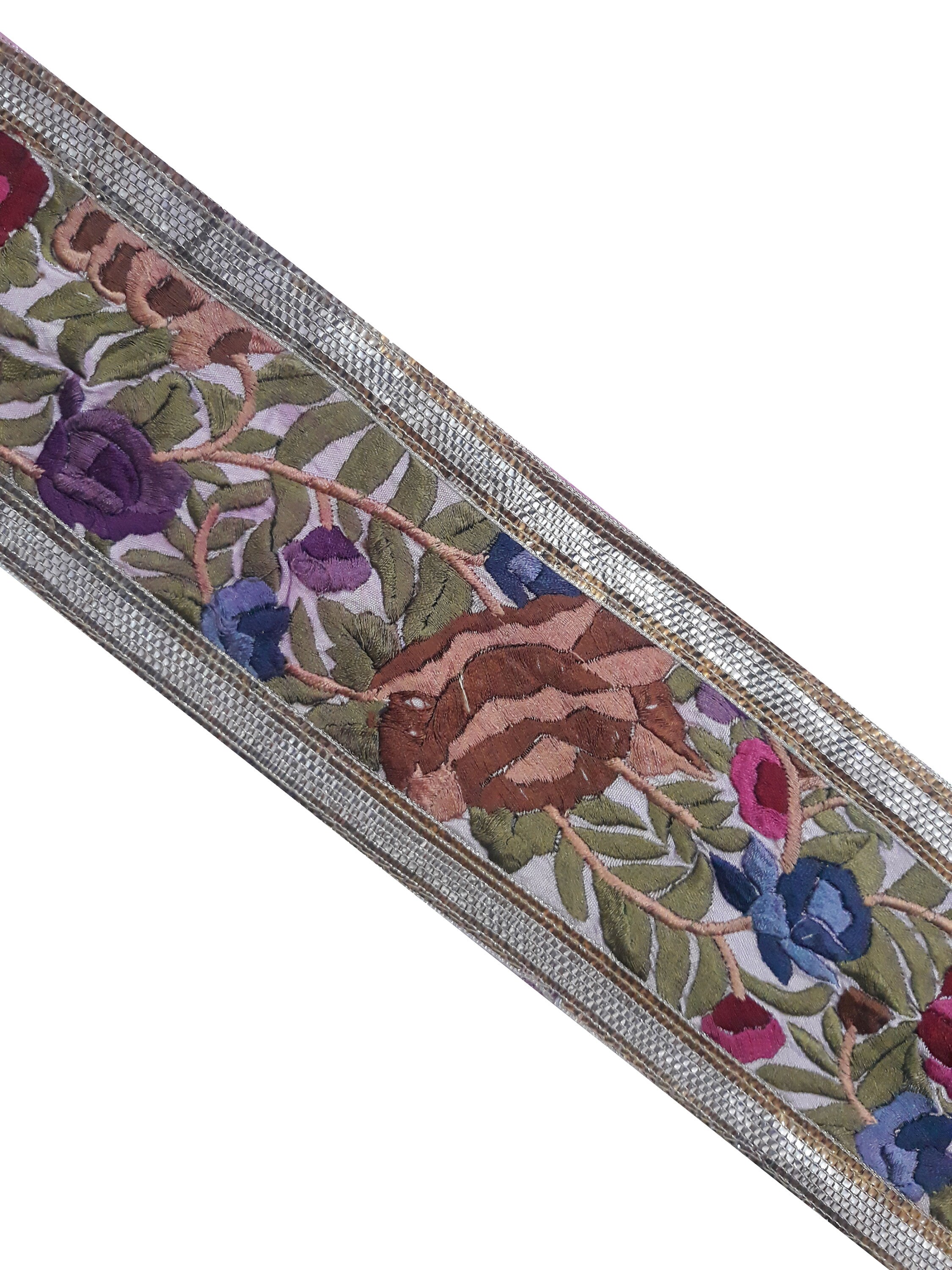 Vintage Saree Border India Decorative Trim Antique Embroidered | Etsy