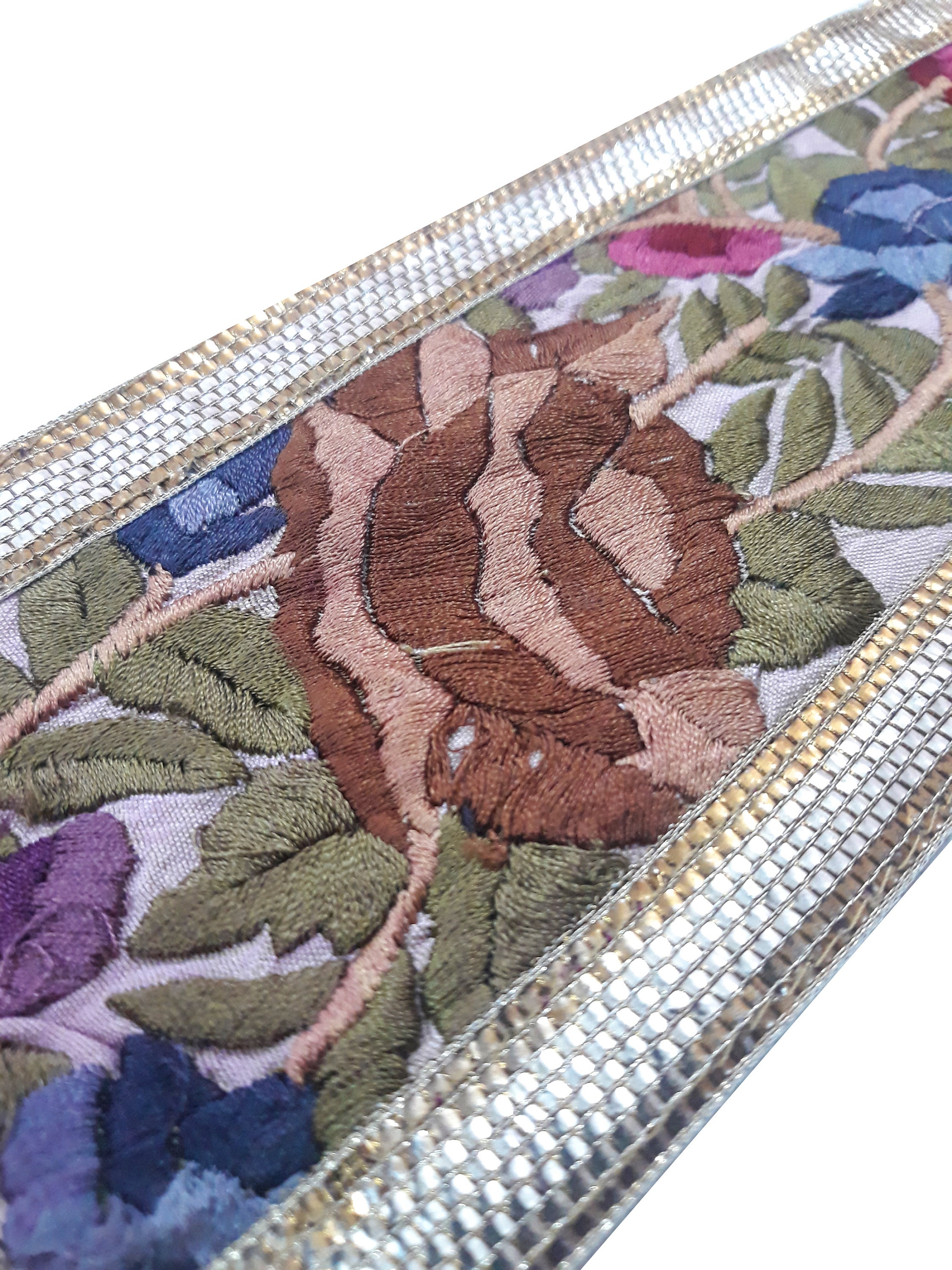 Vintage Saree Border India Decorative Trim Antique Embroidered | Etsy