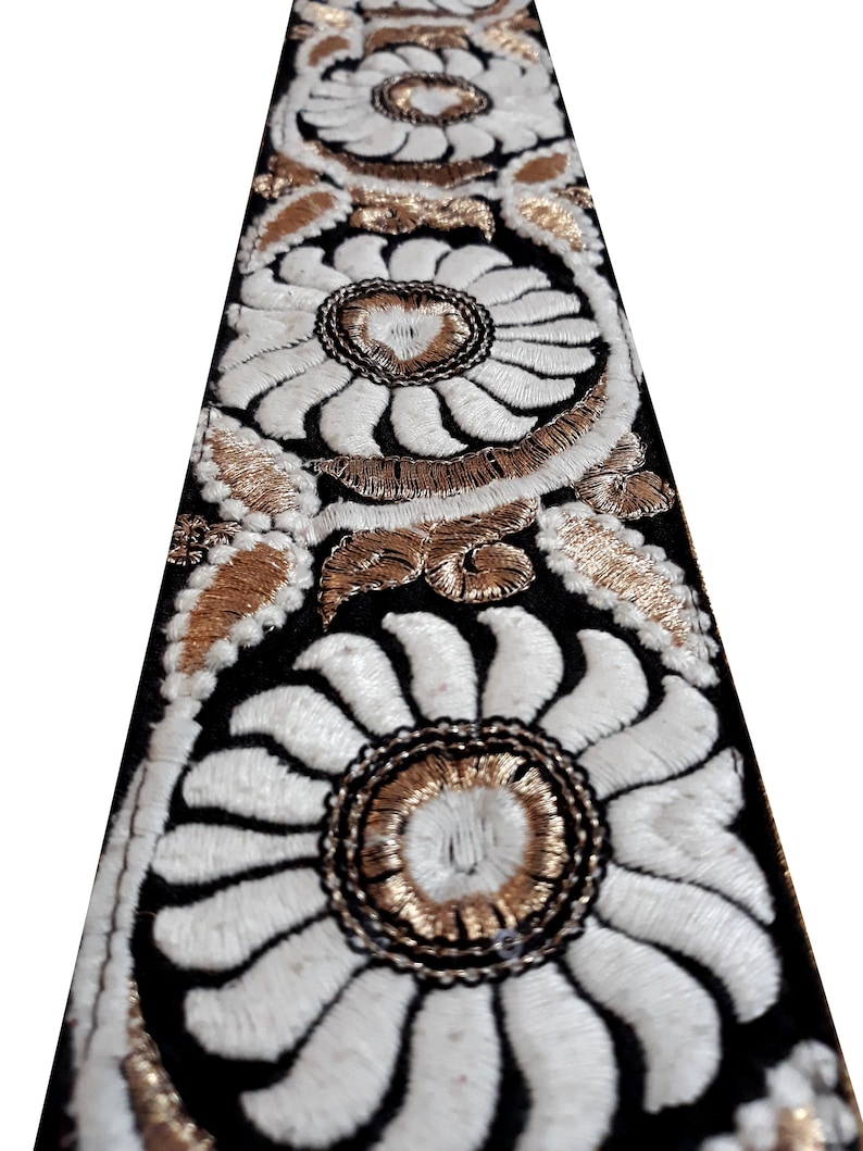 Vintage Sari Border Indian Silk Saree Trim Embroidered Ribbon - Etsy