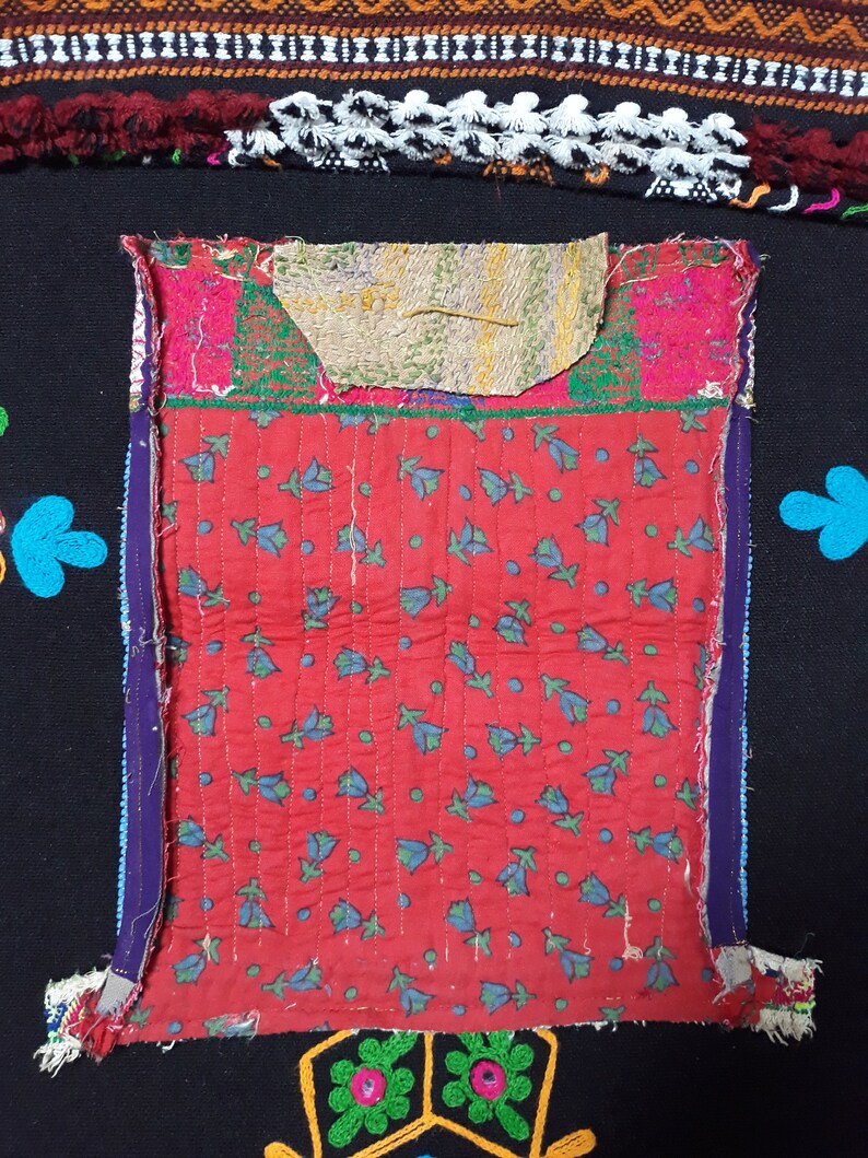 DIY Embroidered Indian Vintage Neck Yoke Handmade Applique | Etsy