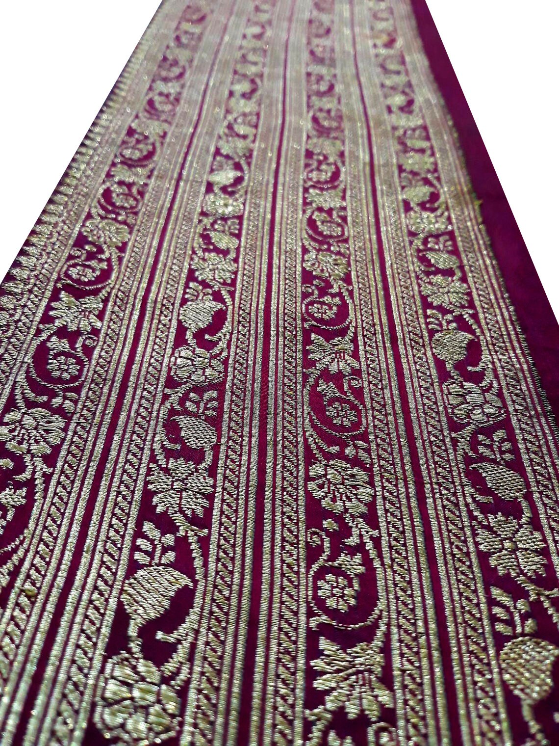 Vintage Banarasi Brocade Saree Border Brocade Trim Craft | Etsy