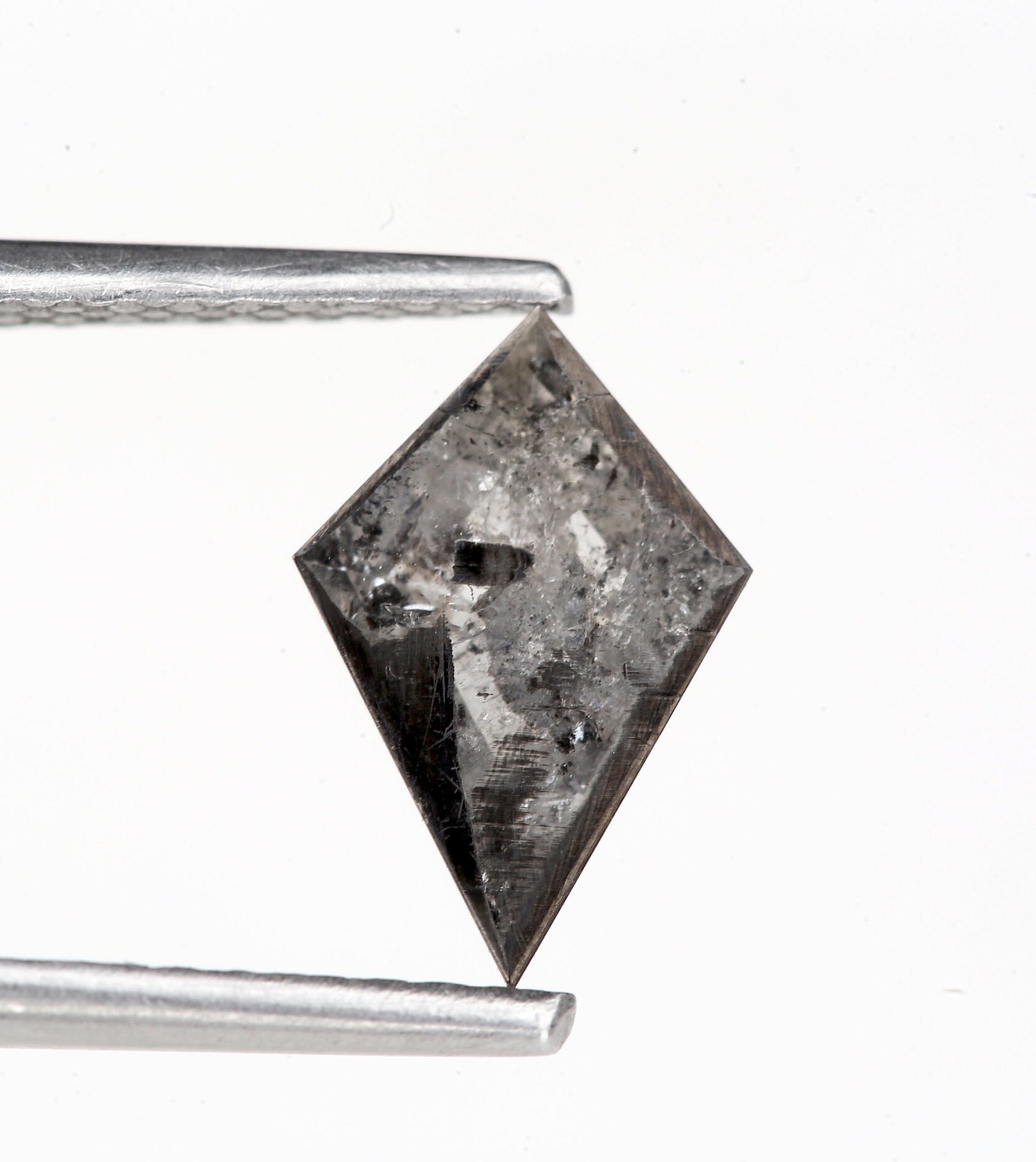 Kite Rose Cut Diamond Natural Grey Salt and Pepper Kite Diamond Fancy ...