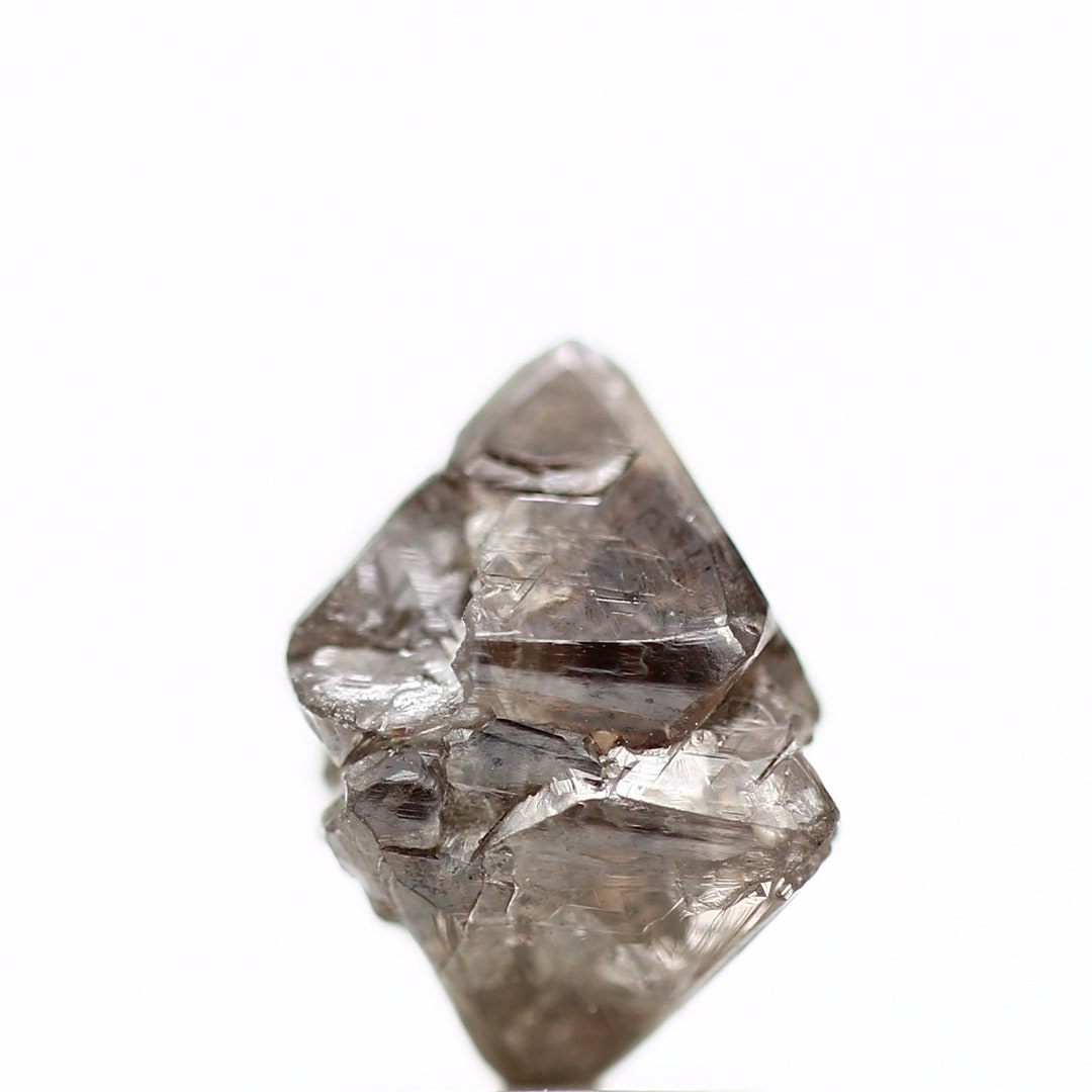 3.56 Ct Natural Octahedron Raw Diamond Fancy Brownish Cognac Uncut ...