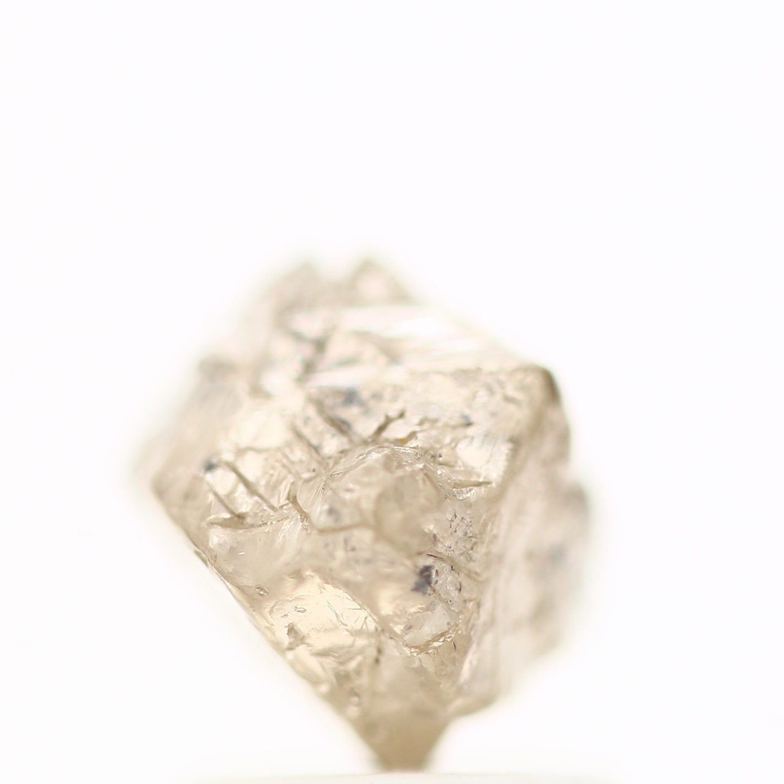 1.98 Ct Raw Canadian Diamond, Icy Yellowish Grey Uncut Diamond - Etsy