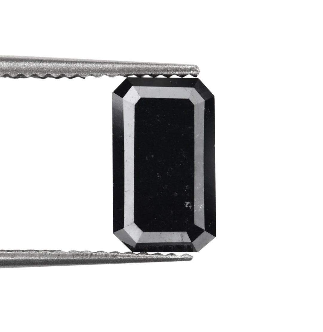 2.15 Elongated Emerald Cut Diamond Step Cut Emerald Diamond AA Best ...