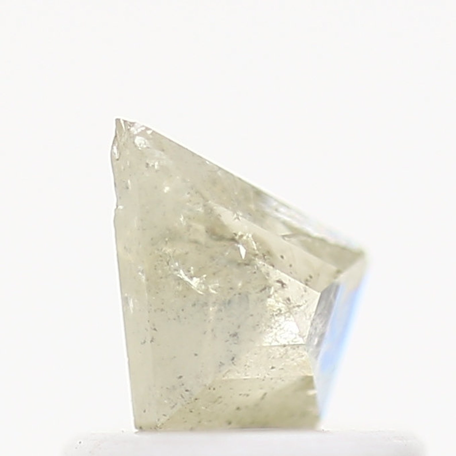 0.35 Ct Icy White Kite Cut Diamond: Translucent Galaxy Rose Cut - Etsy