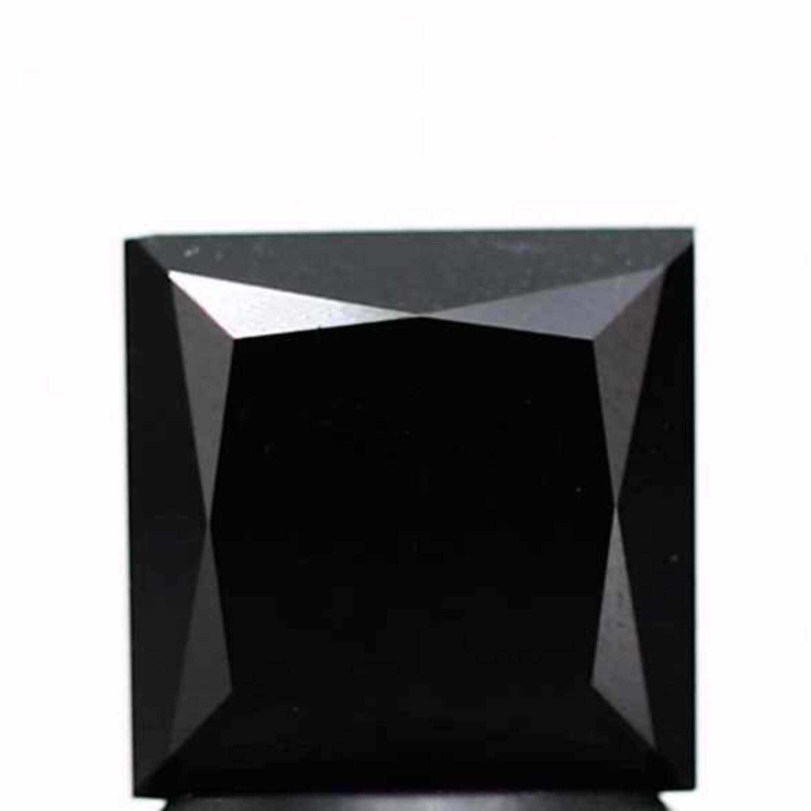 1.50 Ct Princess Cut Black Diamond AAA Finniest Quality Jet Black ...