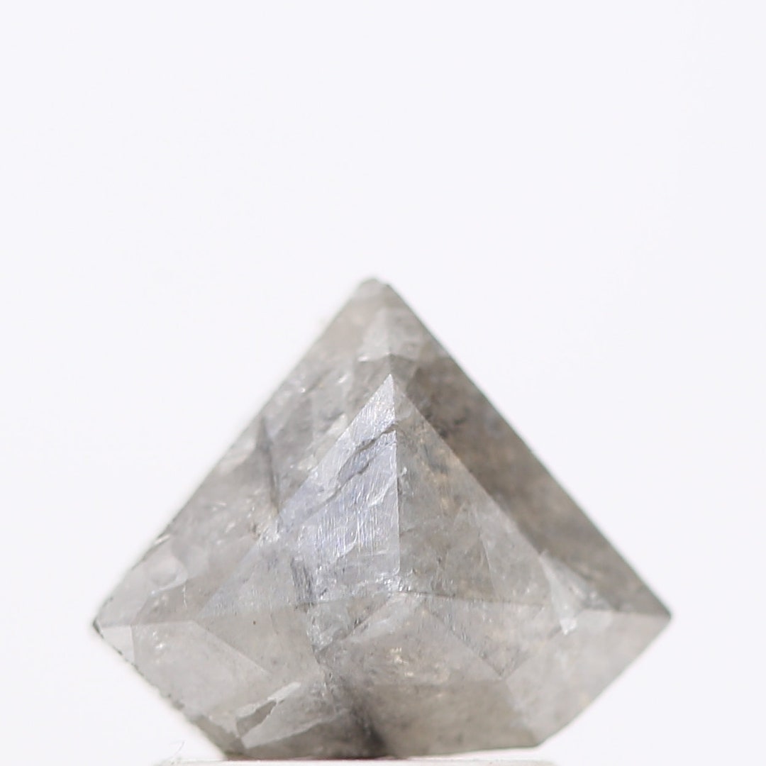 1.12 Ct Icy Grey Pentagon Salt and Pepper Diamond Loose Snowy Grey ...