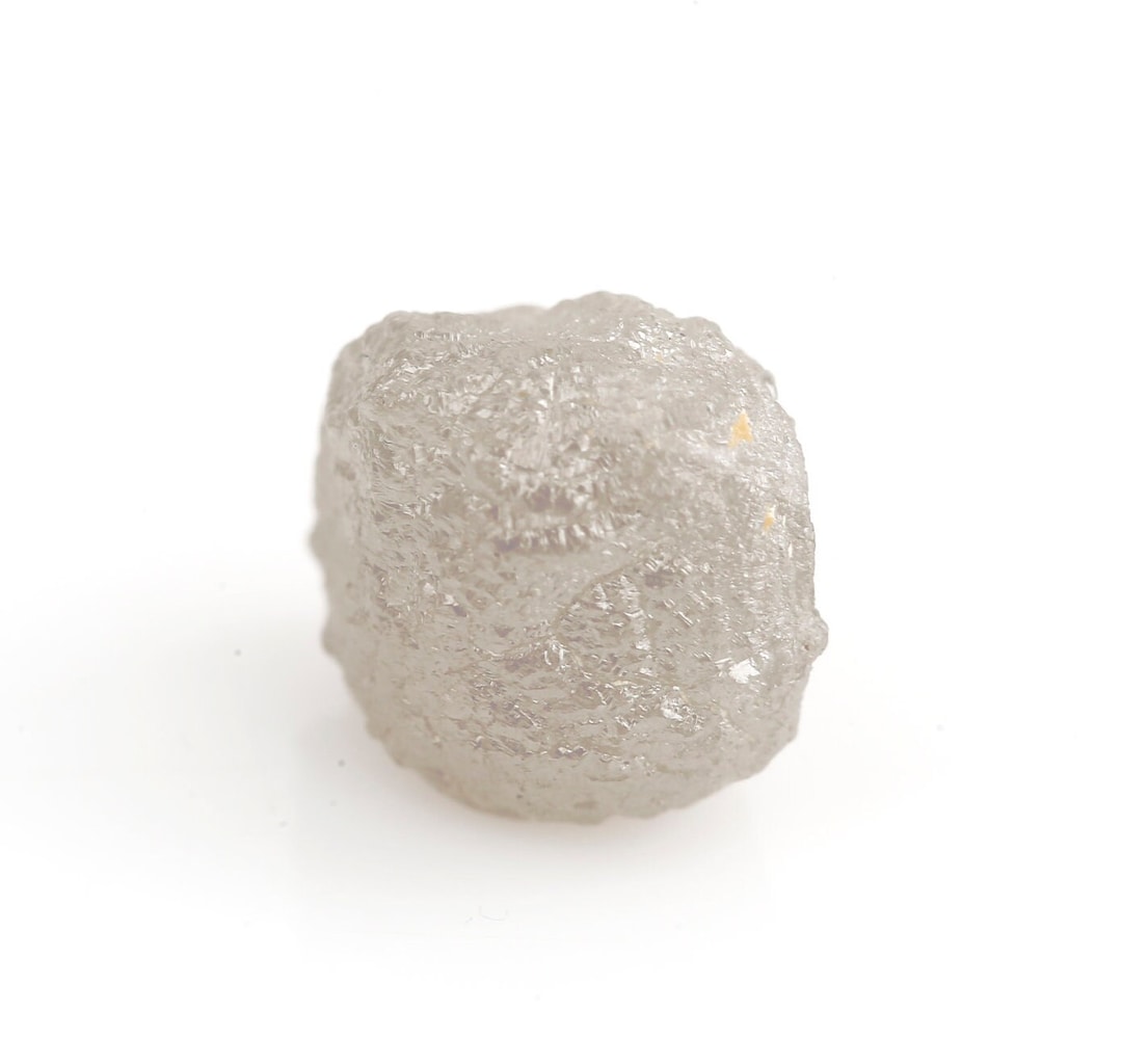 6.14 Ct Natural Rough Raw Diamond Icy White Uncut Loose Diamond ...