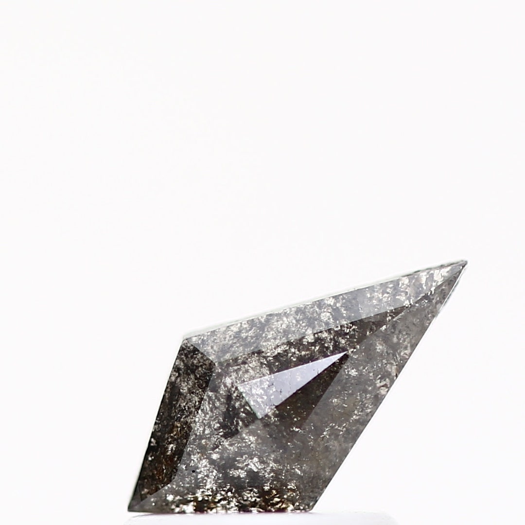 Salt and Pepper Kite Cut Loose Rose Cut Diamond, Natural Rose Cut Kite ...