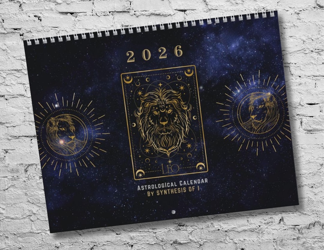 Leo Astrology Calendar 2026: Detailed Monthly Horoscopes, Writable ...