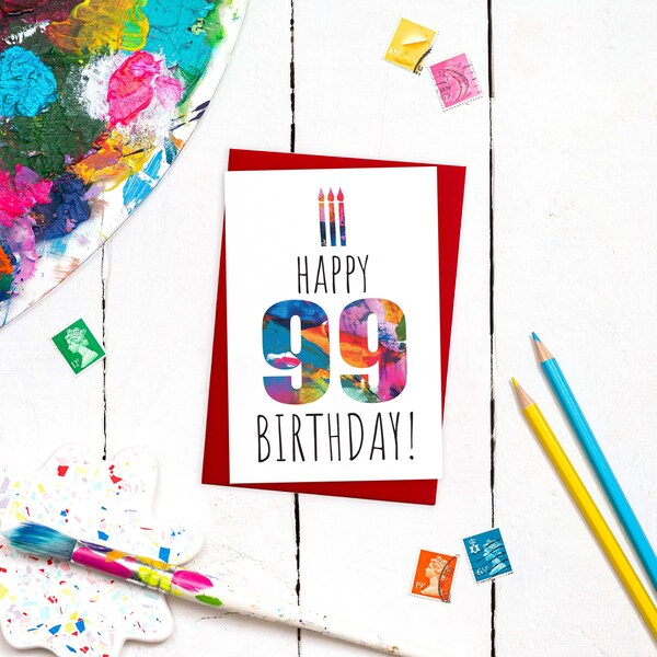 99th Birthday Cards - Etsy