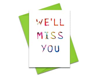 Miss You at Work Card - Etsy UK