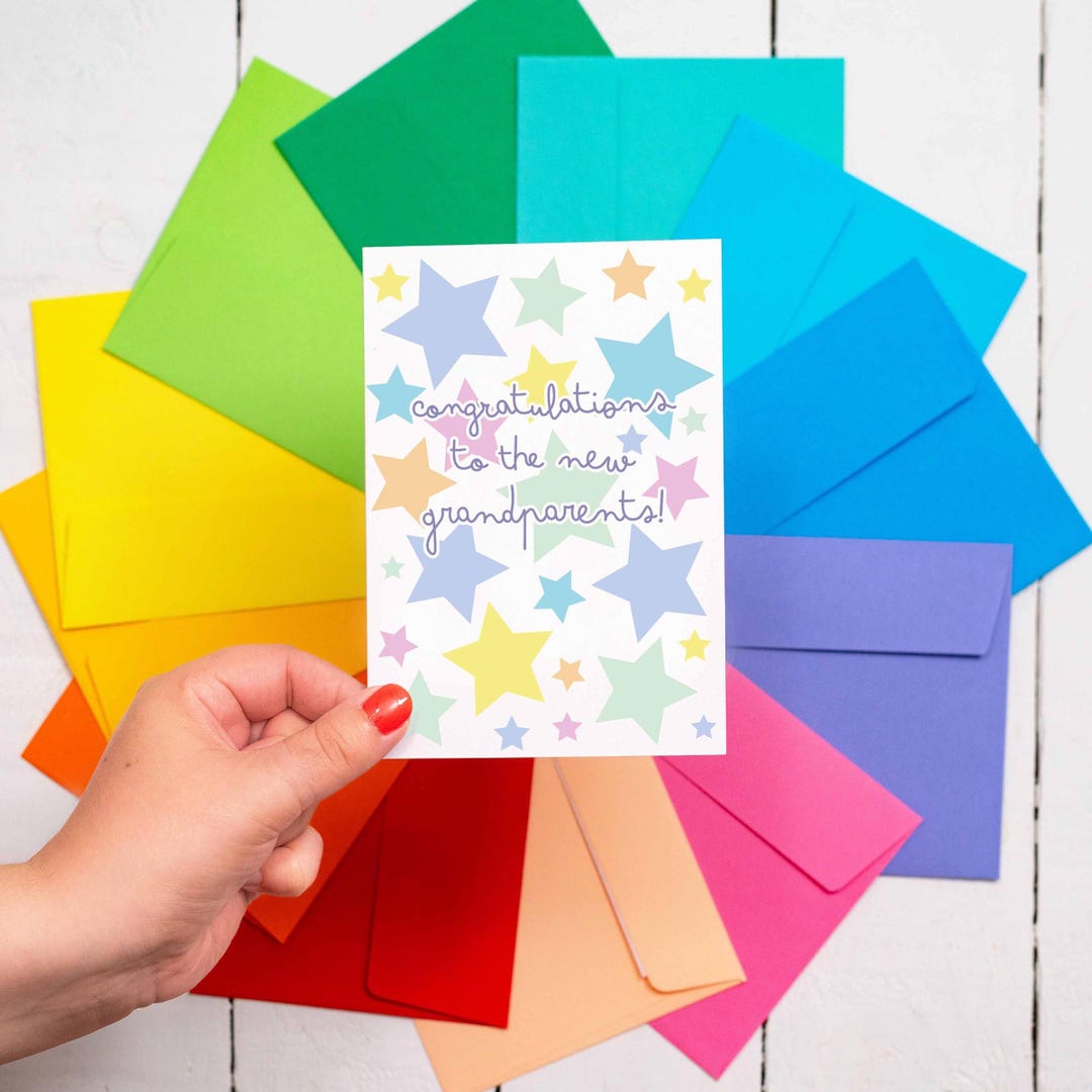 New Grandparents Congratulations Card | Cute Message on the Back ...