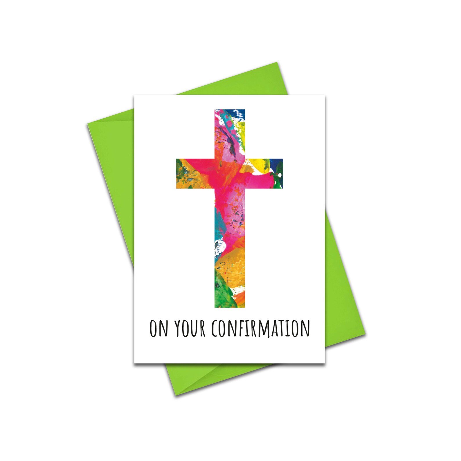 Confirmation Card Modern Confirmation Card Confirmation - Etsy