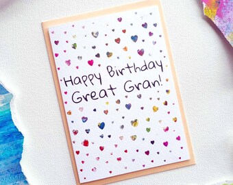 Happy Birthday Gran - Etsy