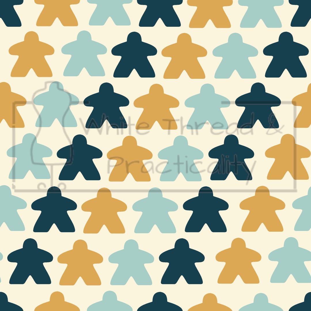 Meeple Seamless Digital File 1 - Etsy