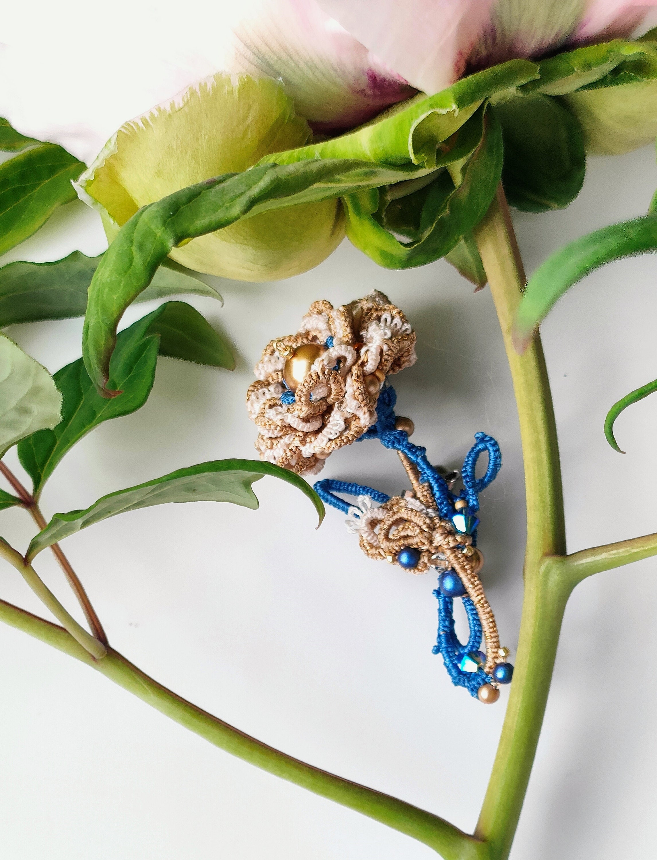 Tatting Flower.original Tatting Pattern Step by Step. Brooch. - Etsy