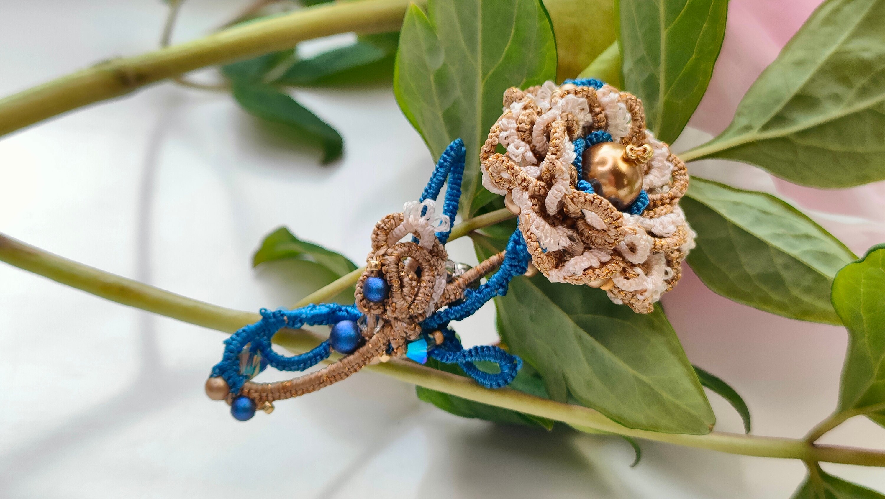 Tatting Flower.original Tatting Pattern Step by Step. Brooch. - Etsy